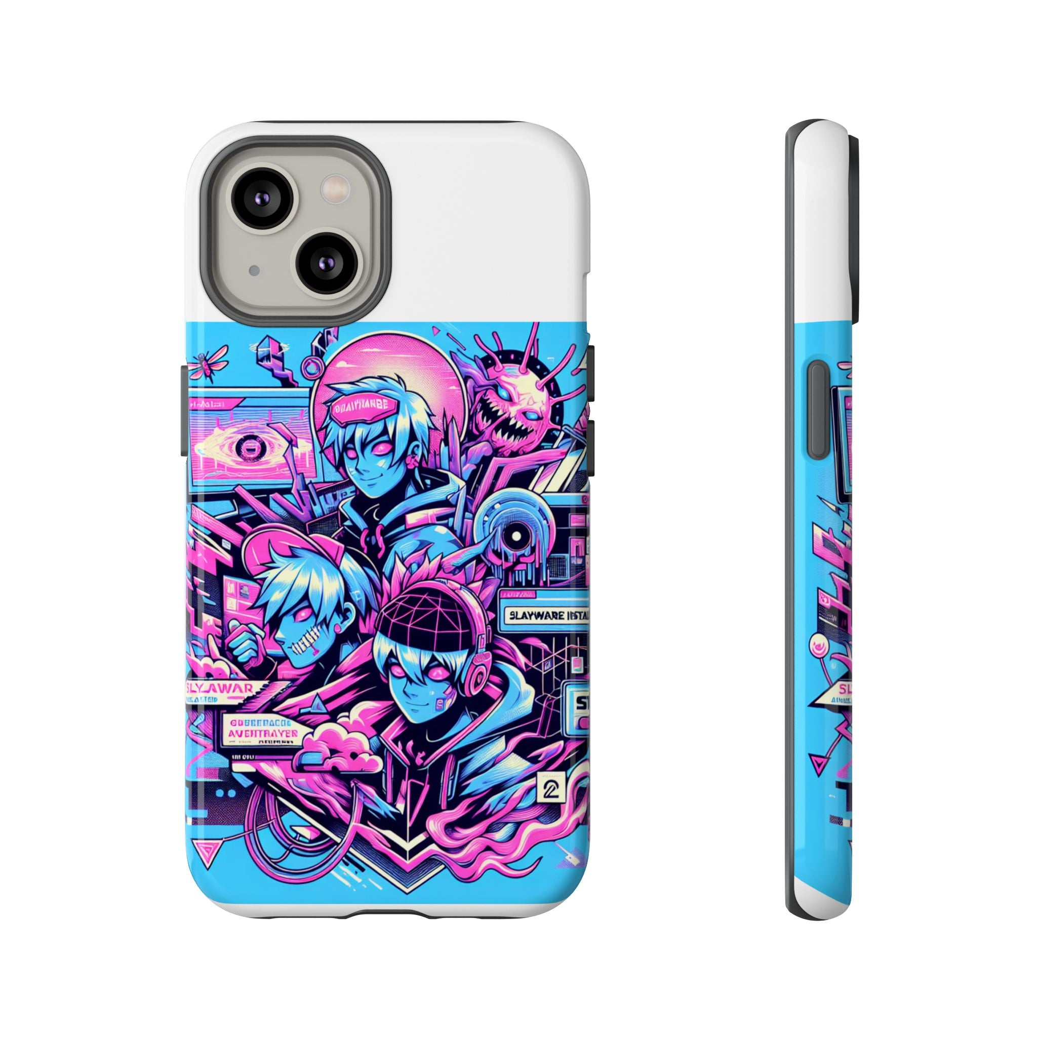 Slayware Installed Protective Phone Case with 3D Wrap Design for Anime ...