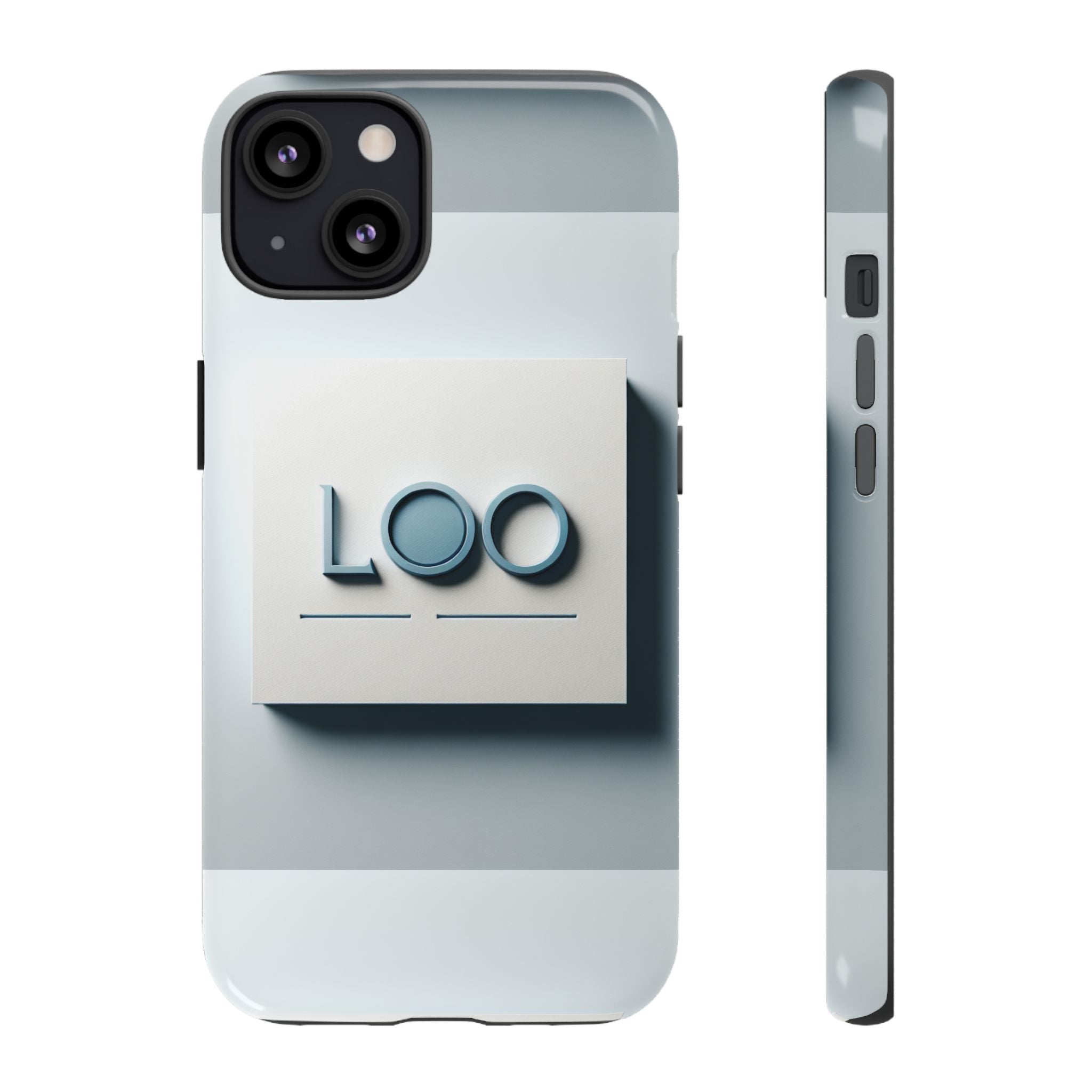 Name Leo Blue Protective Phone Case with 3D Wrap Design – Le Mwah